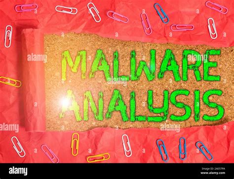 Conceptual Hand Writing Showing Malware Analysis Concept Meaning