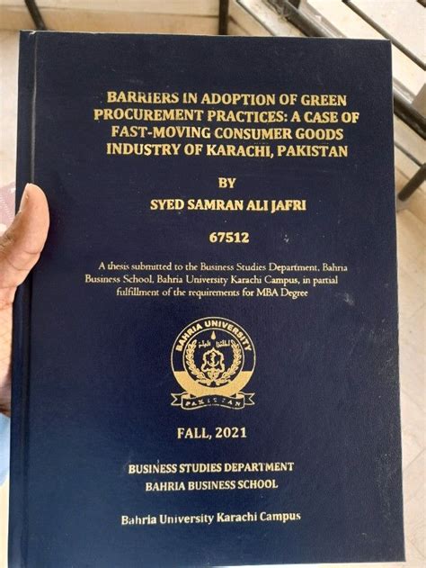 Thesissubmitted Mbacompleted Syed Samran Ali Jafri