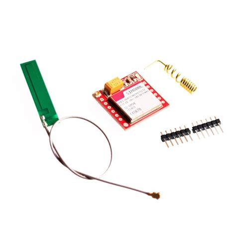 sim800l gprs gsm module micro sim card core quad band ttl serial port antenna pcb wireless wifi