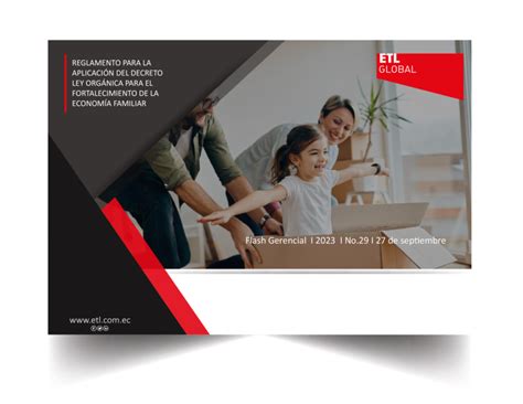 ETL Flash Gerencial Reglamento para la Aplicación del Decreto Ley Orgánica para
