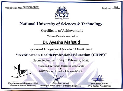 I Am Pleased To Share That I Have Successfully Completed The