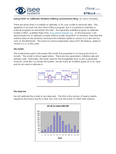 pdf using pest to calibrate models dokumen tips