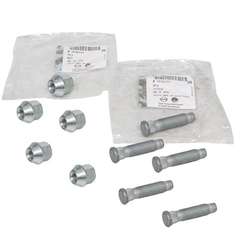 5x ORIGINAL Opel Stehbolzen + Radmutter M12x1,5 ASTRA J ZAFIRA C ...