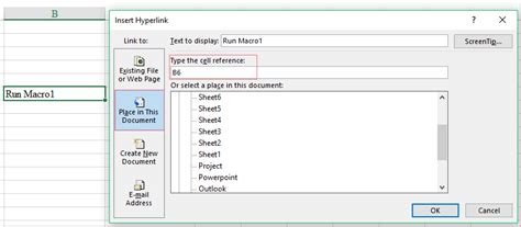 How To Run Macro By Clicking Hyperlinks In Excel