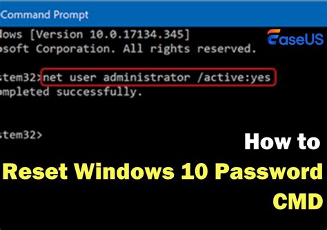 how to reset windows 10 password cmd step by step guide