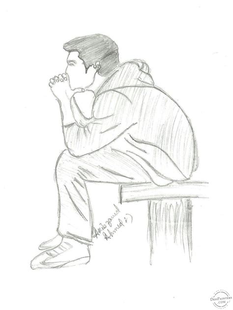 Girl Standing Drawing At Getdrawings Free Download