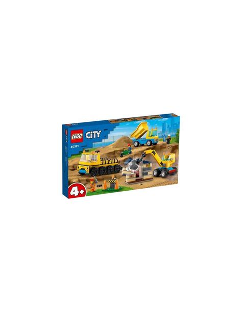 Lego City 60391 Camion da cantiere e gru con palla da demolizione