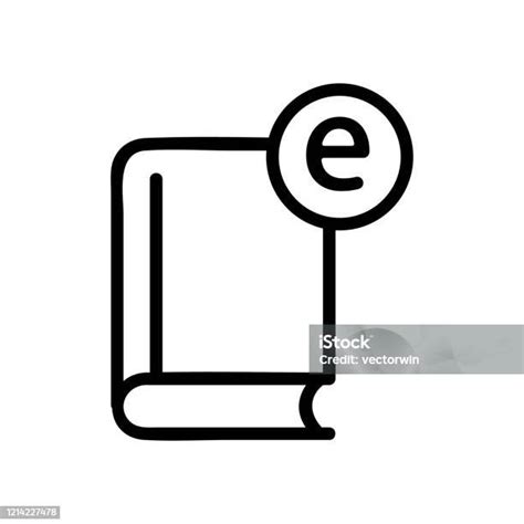 電子書圖示向量輪廓插圖向量圖形及更多書籤圖片 書籤 互聯網 器材 Istock