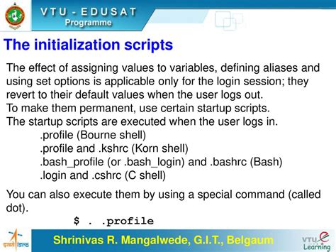 unix and shell programming 06cs36 ppt download