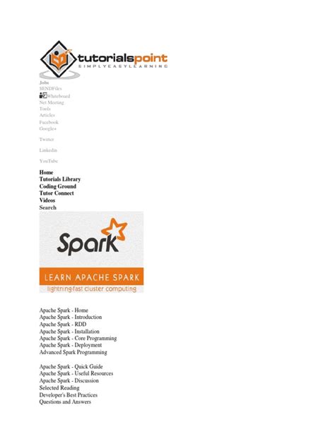 Apache Spark Installation Pdf Scala Programming Language Java Programming Language