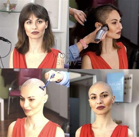 Untitled In 2025 Shaved Head Women Edgy Short Hair Bald Head Women