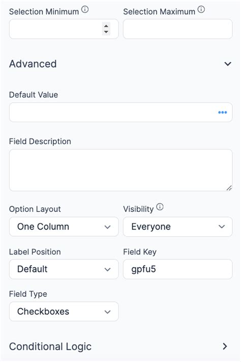 Checkboxes And Radio Buttons Formidable Forms