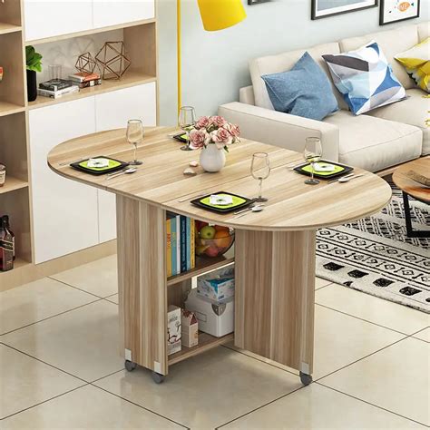Mesa Dobr Vel De Armazenamento De Madeira Maci A Mesa De Caf Da Manh
