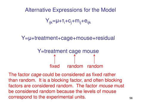 Introduction To Mixed Linear Models In Microarray Experiments Ppt Download