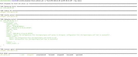 New Ansible Playbook To Block And Unblock Ip Pythontpoint
