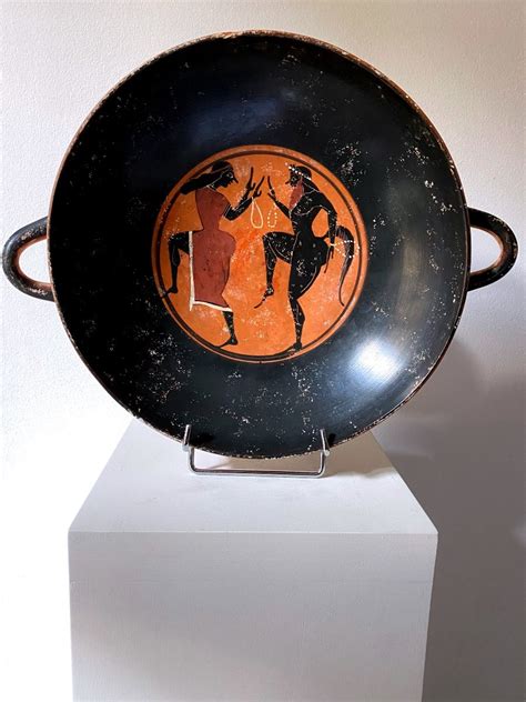 Proantic Coupe Kylix Céramique Vase Grecque Décor Mythologique Da