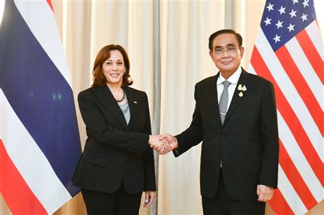 The Prime Minister Of Thailand Met With The Vice President Of The