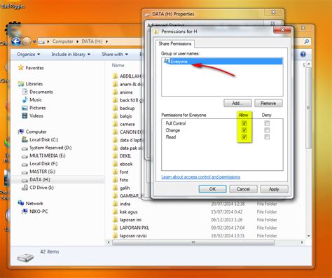 Panduan Pemula Cara Sharing File Folder Dan Drive Di Windows 7 8 8 1 Dan 10 Pintar Komputer