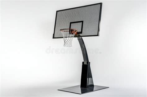 Professional Studio Shot Of A Basketball Hoop Showcasing Realistic