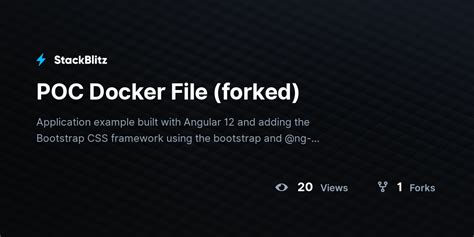 Poc Docker File Forked Stackblitz