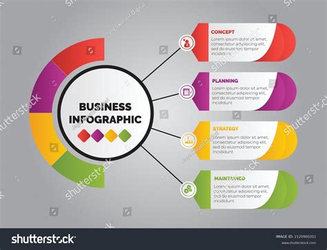 Infographic Circle Process Chart Cycle Diagram Stock Vector Royalty Free 2120960201 Shutterstock
