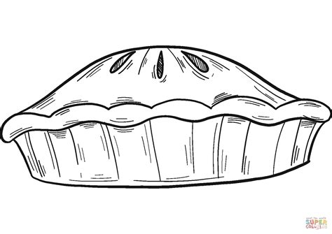 Apple Pie Coloring Page Free Printable Coloring Pages