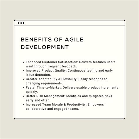 Benefits Of Agile Development Dera Hafiyyan