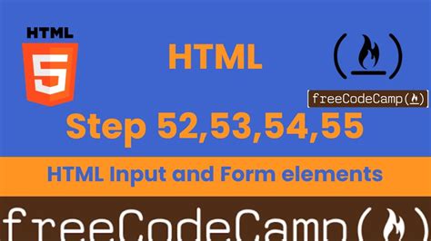 master html input and form elements in 5 minutes