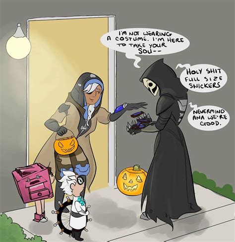 Reaper Halloweenoverwatch Comic Overwatch Overwatch Memes Overwatch