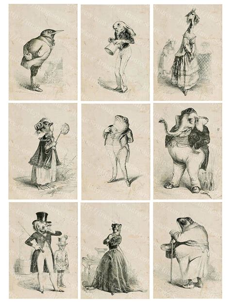 Anthropomorphic Objects Drawings