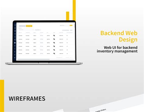 Backend Web UI Design On Behance
