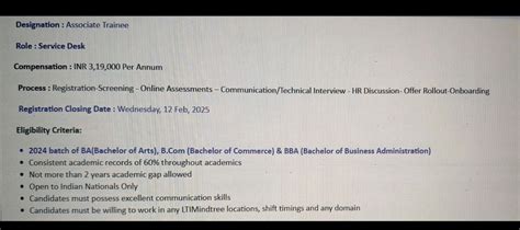 Hiring Ltimindtree Freshershiring Jobopportunity Referraldrive Kumar Muddappa Gari 24