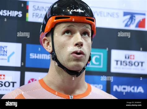 Harrie Lavreysen From The Netherlands At The 2022 UCI Track Cycling