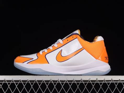Devin Bookers Nike Kobe 5 Protro White Orange For Sale Hoop Jordan