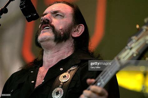 Lead Singerbassist Lemmy Kilmister Of Motorhead Performs During The