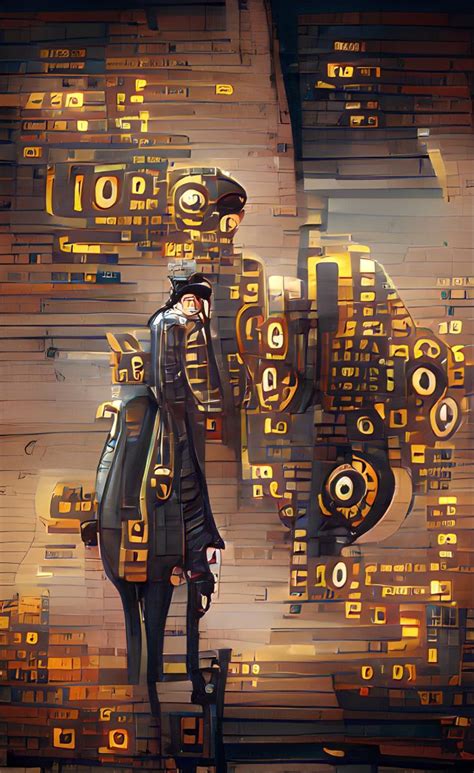 “the Binary World” Steampunk Binary Movie Posters