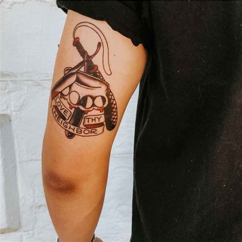 Love Thy Neighbor Temporary Tattoo Easytatt™
