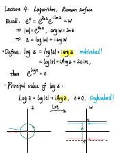 Exploring Logarithmic Functions on Riemann Surfaces | Course Hero