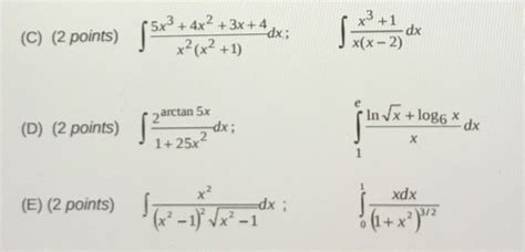 Solved Integral 5x 3 4x 2 3x 4 X 2 X 2 1 Dx Chegg