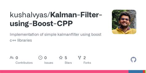 Github Kushalvyaskalman Filter Using Boost Cpp Implementation Of