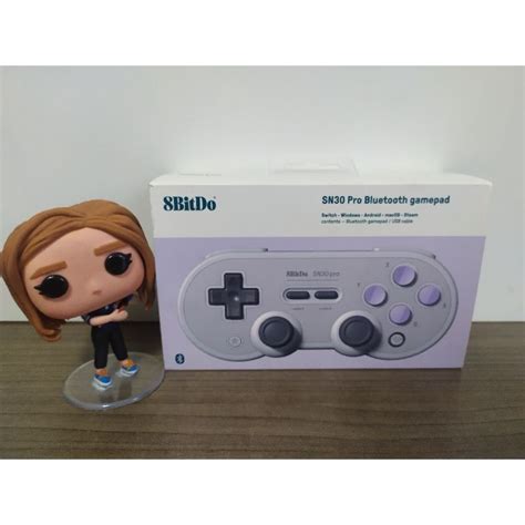 Controle Original 8bitdo Sn30 Bluetooth Shopee Brasil