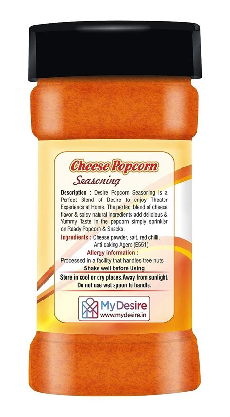 Desire Cheese Popcorn Seasoning Powder 100 Gram For Popcorn Seasoning