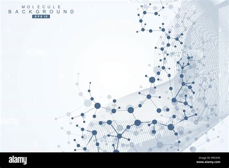 Structure Molecule And Communication Dna Atom Neurons Scientific Concept For Your Design