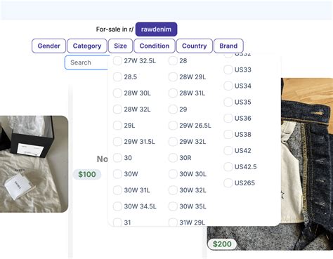 You Can Now Browse Items For Sale On Rawdenim Like A Shopping Site
