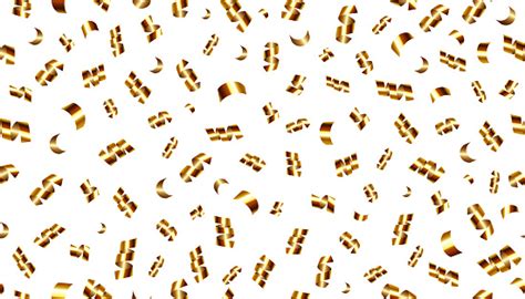 투명한 배경에 황금 사문석 색종이 럭셔리 고립 된 벡터 배너 포스터 패키지 또는 휴일 카드 장식에 대 한 골드 색상의 밝은 축제 반짝이 원활한 패턴 1위에 대한 스톡 벡터