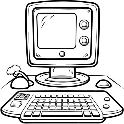 Modern Desktop Computer With Peripherals Displaying A Digital Image