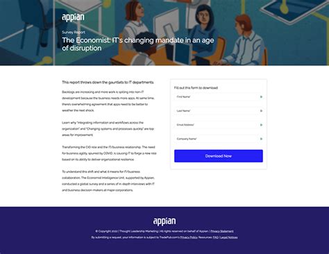 Appian Landing Page On Behance