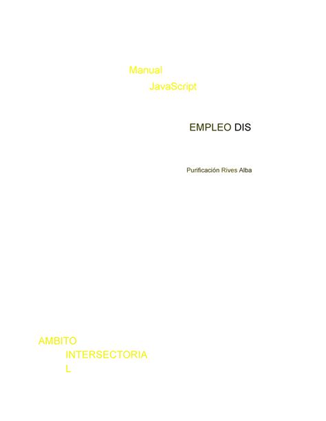 Manual De Javascript Manual Javascript