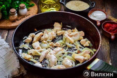 Бефстроганов из курицы рецепт с фото пошагово
