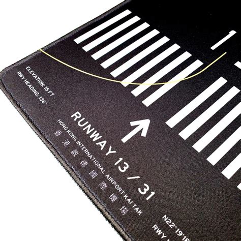Kai Tak Runway 13 Mousepad Aero Alliance